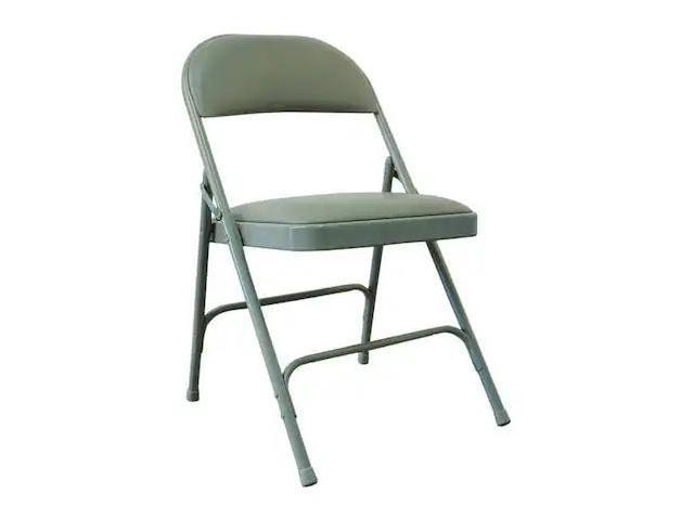Click here for ZORO SELECT 2W158 Steel Chair with Vinyl Padded  B... prices