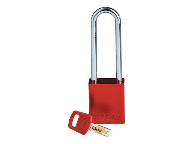 Click here for BRADY ALU-RED-76ST-KD Lockout Padlock  Keyed Diffe... prices