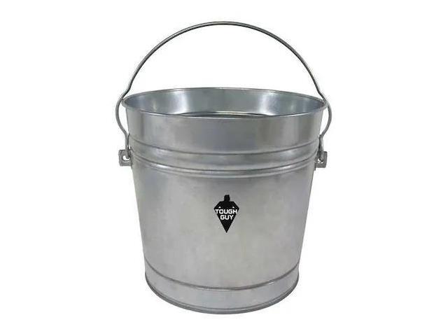 Click here for ZORO SELECT 2PYW4 6 gal Round Trash Can  Silver  G... prices