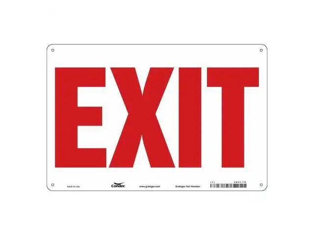 Click here for CONDOR 480L78 Exit Sign  English  36 W  24 H  Alum... prices