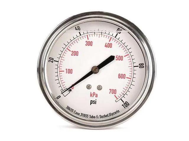 Click here for ZORO SELECT 4CFV2 Commercial Pressure Gauge  0 to... prices