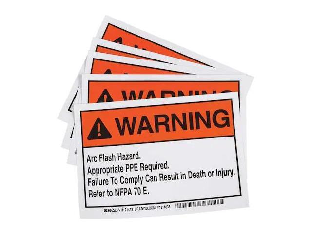 Click here for BRADY 121443 Machine/Equipment Label  5 in Height... prices