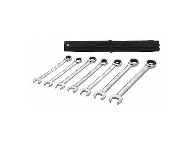 Click here for WESTWARD 54DG25 Ratcheting Wrench Set Metric 7 pcs... prices