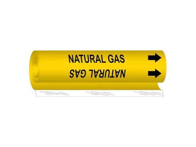 Click here for BRADY 5726-O Pipe Marker Natural Gas Y 1/2 to1-3/8... prices