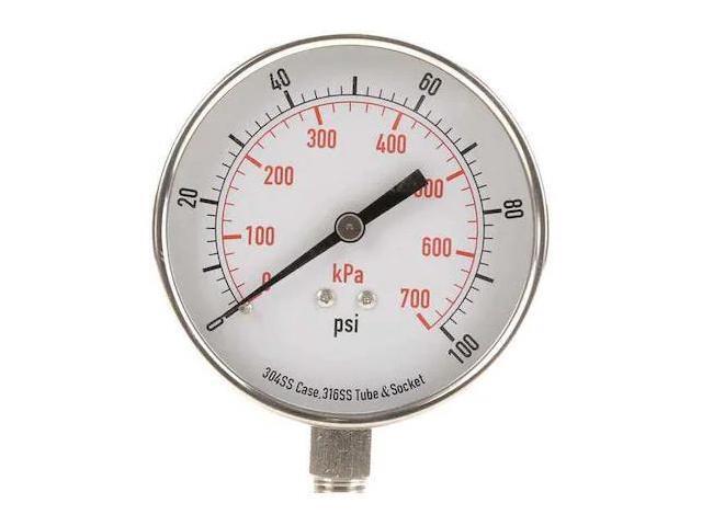 Click here for ZORO SELECT 4FMP8 Pressure Gauge Test 3-1/2 In prices