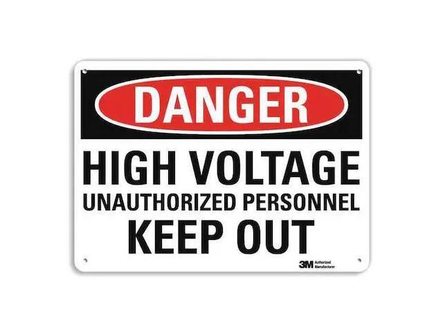 Click here for LYLE U1-1022-RA_14X10 Danger Sign 14x10 In. Englis... prices