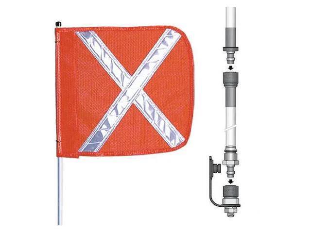 Click here for CHECKERS FS12X-SPQD-O Warning Whip with Reflective... prices