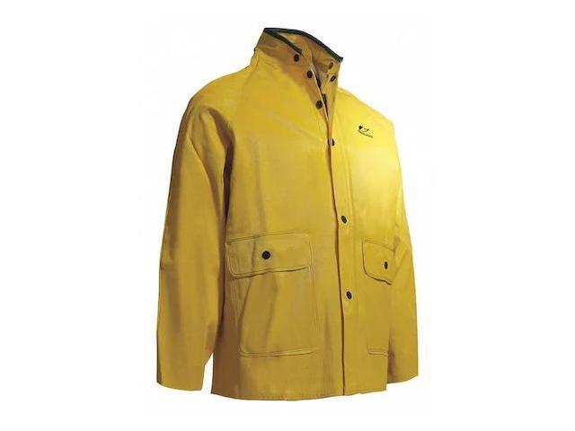 Click here for ONGUARD 7603200 Collared Rain Jacket Yelw Ribbed P... prices