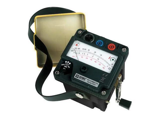 Click here for AEMC 6503 Hand Cranked Megohmmeter 1000VDC prices