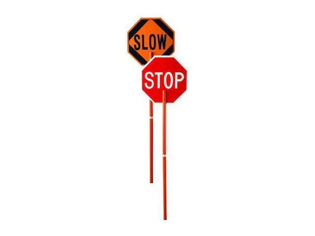 Click here for ZORO SELECT 03-822P Traffic Paddle Sign  2-Sided S... prices