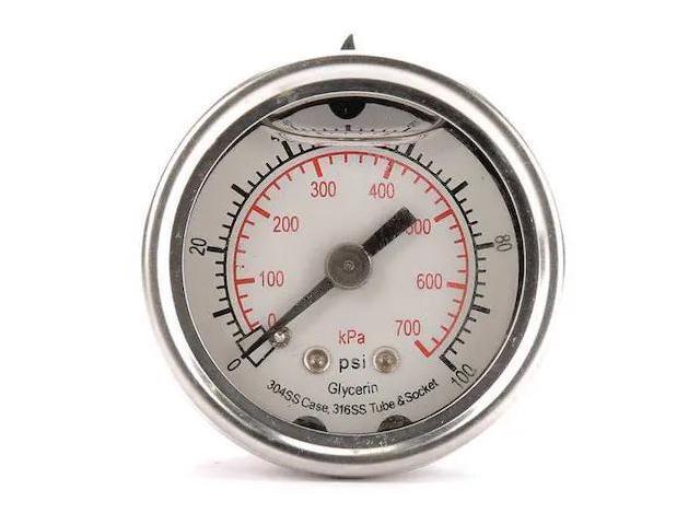 Click here for ZORO SELECT 4CFL5 Commercial Pressure Gauge  0 to... prices