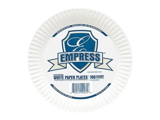 Click here for ZORO SELECT E30300 Paper  Plate  Round  9  White... prices
