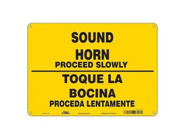 Click here for CONDOR 477G42 Safety Sign  10 in H  14 in W  Alumi... prices