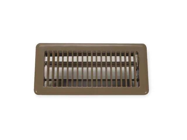 Click here for ZORO SELECT 4JRR4 4 in x 10 in Floor Register  45... prices