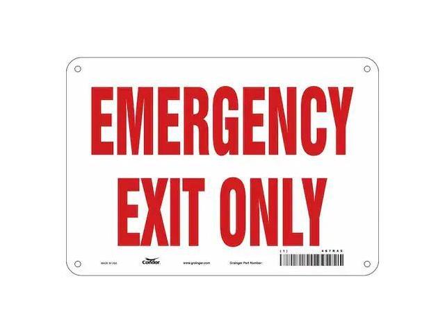 Click here for CONDOR 467R45 Exit Sign  Plastic  10 W  7 H  Emerg... prices