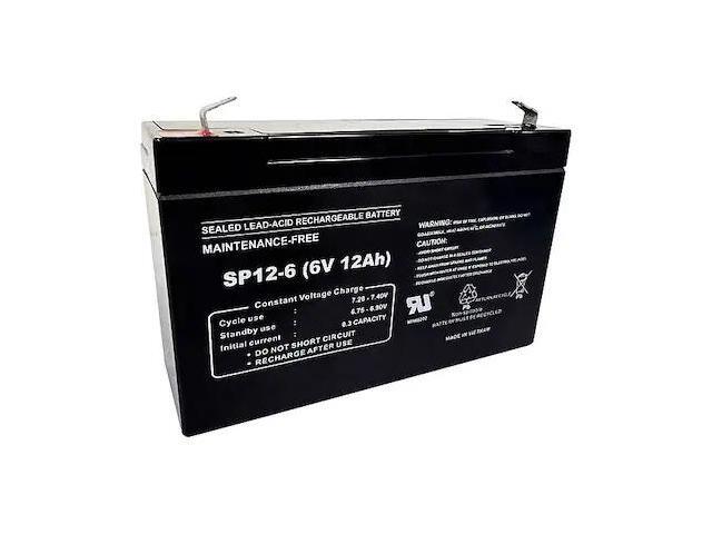 Click here for LUMAPRO 48H471 Battery SLA DC 6V 12Ah prices