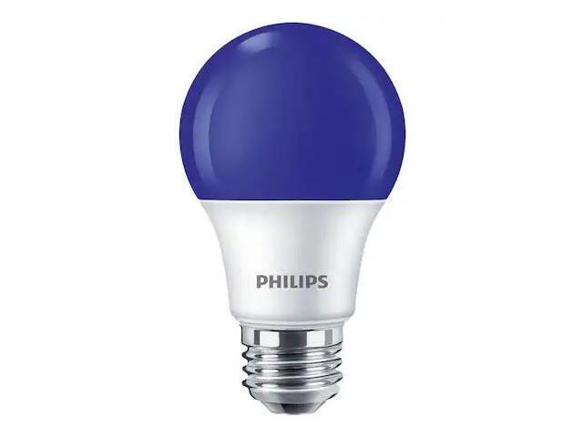 Click here for PHILIPS 8A19/LED/BLUE/P/ND 120V 4/1FB LED Bulb  A1... prices