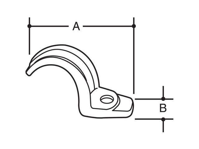 Click here for ZORO SELECT 4YF51 Strap  Conduit; RMC Use  1 in  M... prices