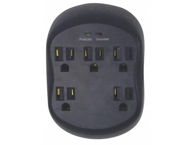 Click here for POWER FIRST 52NY49 Plug Adapter  Surge  5-15P  Bla... prices