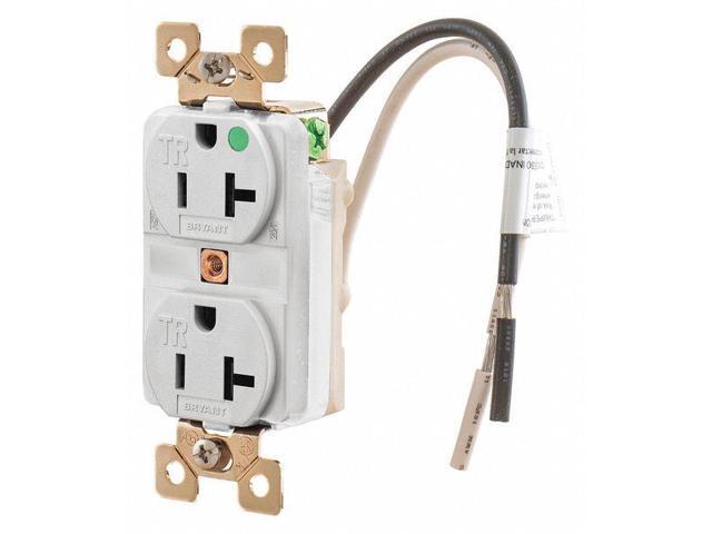 Click here for BRYANT BRY8300WTR Receptacle 2 Poles 3 Wires White... prices