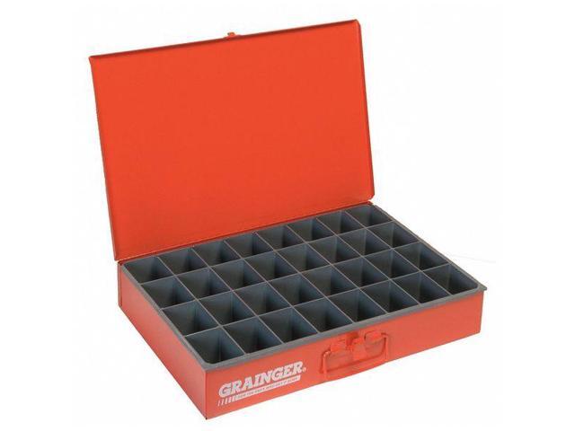 Click here for DURHAM MFG 107-17-S1158 Steel Compartment Box Red prices