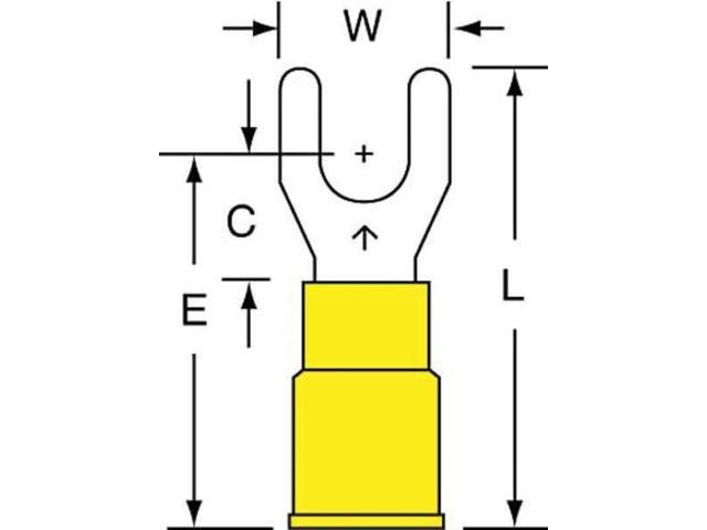 Click here for 3m Fork Terminal Std #10 Stud Yellow PK500 MNG10-1... prices