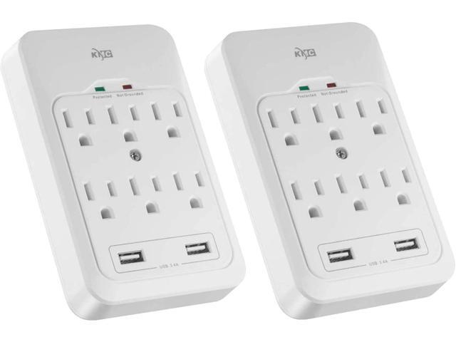 Click here for KMC 6-Outlet Surge Tap  2 USB Ports (3.4A)  980 Jo... prices
