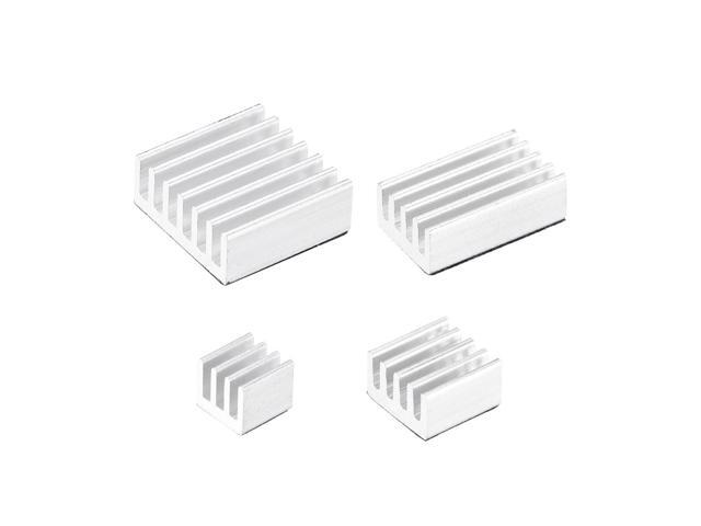 Click here for Silver Tone Sticky Aluminum Heatsink for RPI  1 Se... prices