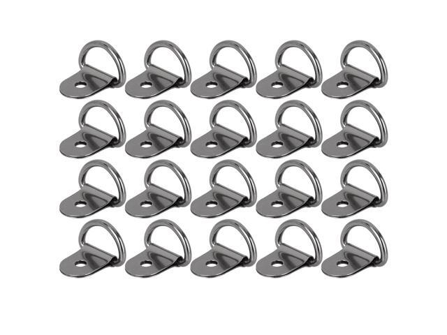 Click here for 20pcs Titanium Tone D Shape Tie-Down Anchors Lashi... prices