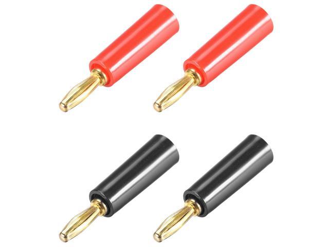 Click here for 4mm Banana Speaker Plug Black Red Cable Plugs Conn... prices