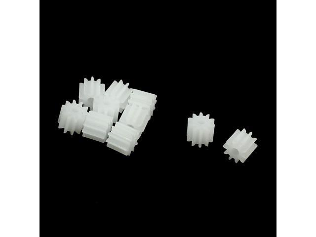 Click here for Unique Bargains 10 Pcs White Plastic 10 Teeth 2mm... prices