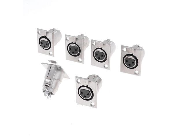 Click here for Unique Bargains 6 Pcs Metal Female XLR 3-Pin Socke... prices