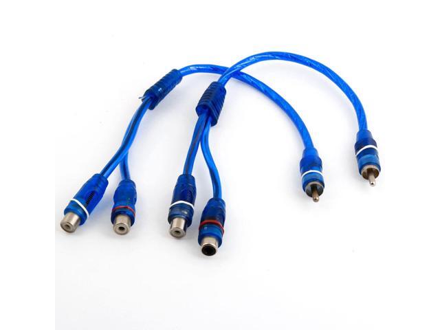 Click here for 11.2 Length Male to 2 Female RCA Speaker Splitter... prices