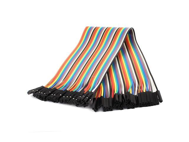 Click here for 40 Pcs 30cm Female to Female 2.54mm Jumper Wire Ca... prices