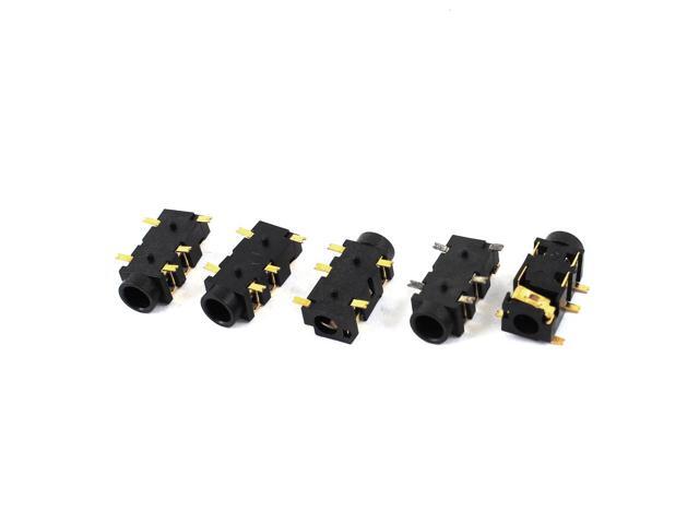 Click here for Unique Bargains 5 Pcs 5-Pin SMT SMD 3.5mm Stereo H... prices