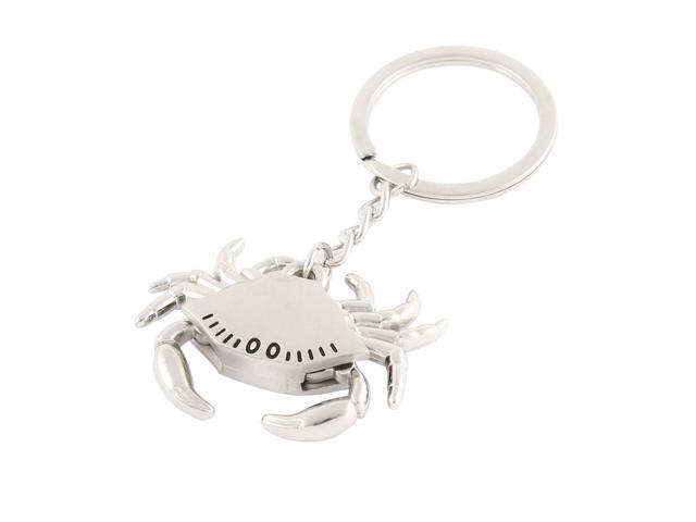 Click here for Silver Tone Crab Shaped Pendant Stainless Steel Ke... prices