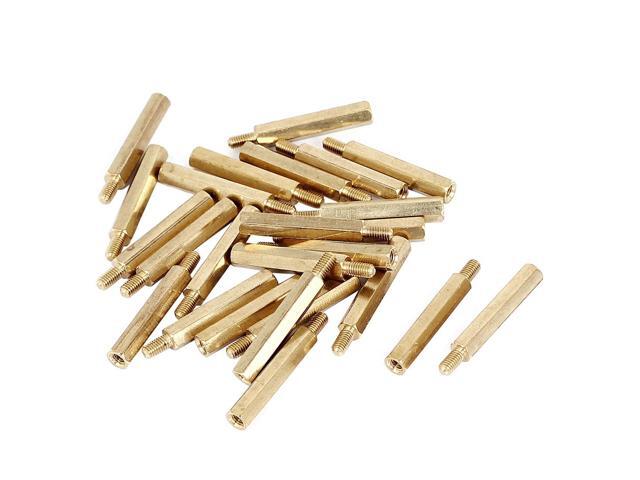 Click here for M3x25+6mm Female/Male Thread Brass Hex Standoff Pi... prices