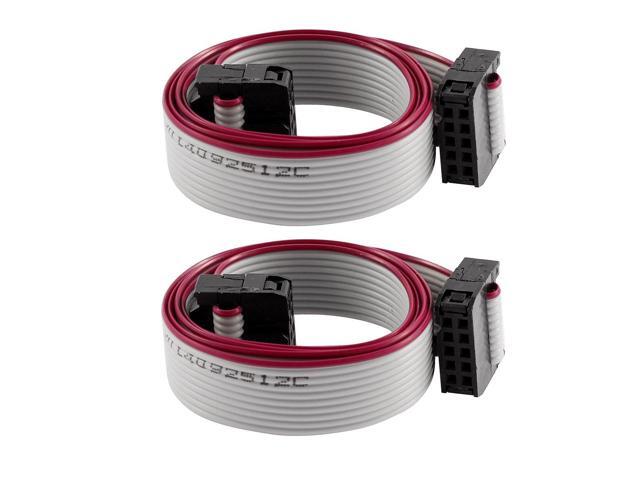 Click here for Unique Bargains 2 Pcs 50cm IDC 10Pin Hard Drive Ex... prices