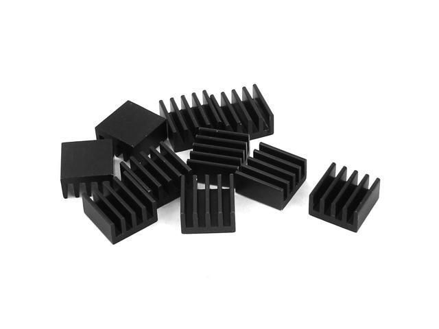 Click here for Unique Bargains 10 Pieces Black Aluminum Cooler Ra... prices