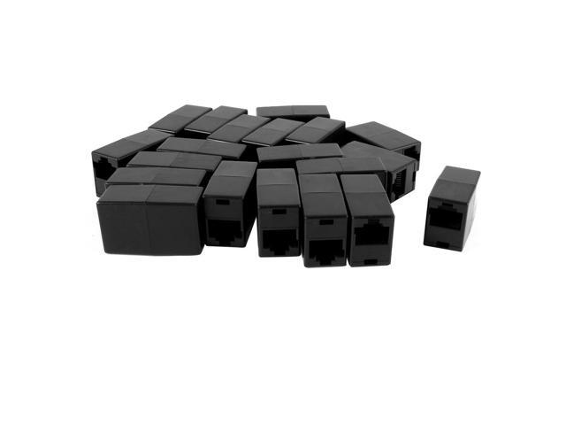 Click here for Unique Bargains 20 Pcs Black RJ45 8P8C Female/Fema... prices