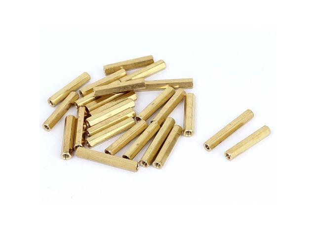 Click here for Unique Bargains M3 x 25mm Female Thread Brass Hex... prices