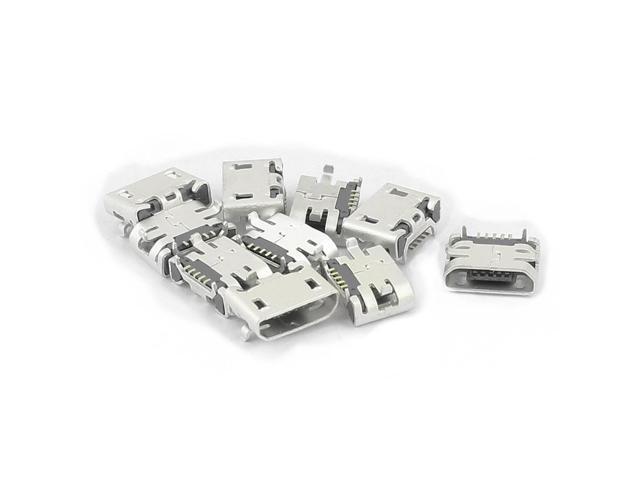 Click here for 10Pcs Type B Micro USB 5 Pin Female Jack Port Sock... prices