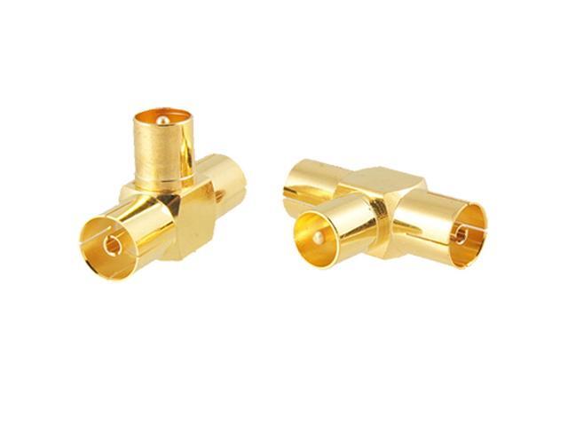 Click here for Unique Bargains 2Pcs 1 Male Plug to 2 Female Jack... prices
