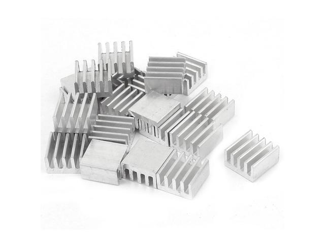 Click here for 20 Pieces Silver Tone Aluminum Radiator Heat Sink... prices