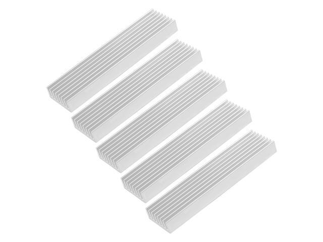 Click here for 5 Pieces Silver Tone Aluminium Radiator Heatsink H... prices
