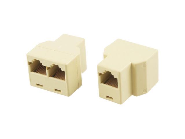 Click here for 2 Pieces RJ45 Plug 3 Way 8P8C Network Ethernet Spl... prices