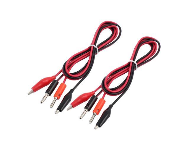 Click here for 2 Pairs Alligator to Banana Connector Cable Jumper... prices