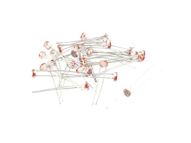 Click here for Unique Bargains 30 Pcs Photoresistor LDR 2Pin Ligh... prices