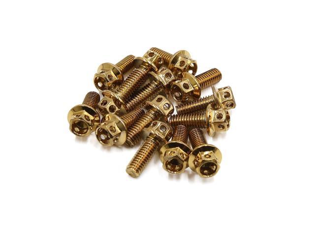 Click here for 14pcs Gold Tone M6 x 15 Motorcycle Stainless Steel... prices