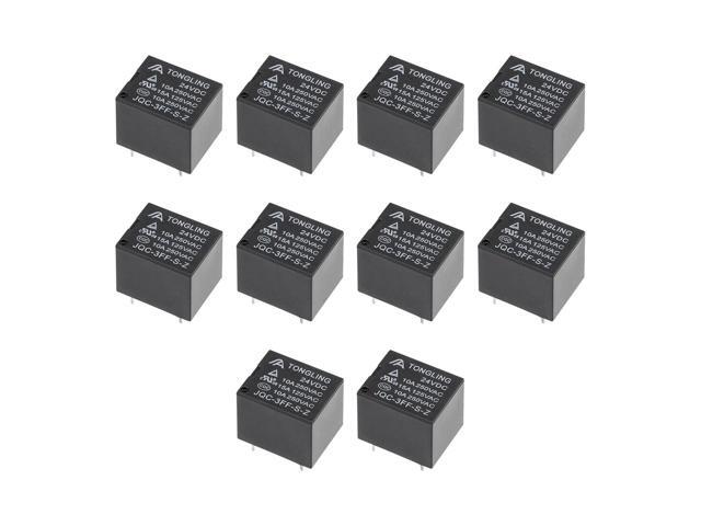 Click here for 10 Pcs JQC-3FF-S-Z DC 24V Coil SPDT 5 Pin PCB Elec... prices